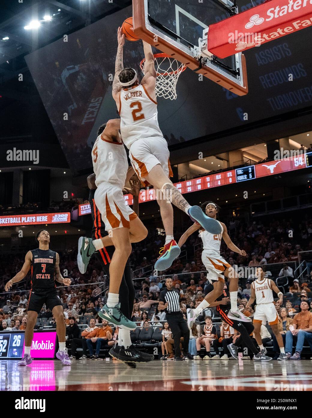 Dec 29, 2024. Chendall Weaver (2) of the Texas Longhorns in action vs ...