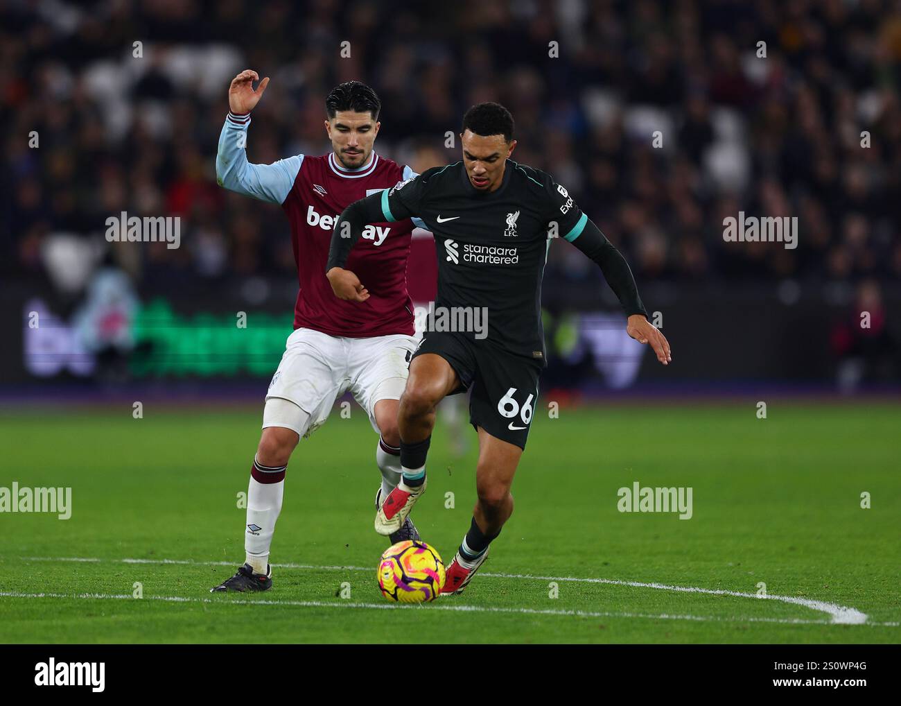 London Stadium, London, UK. 29th Dec, 2024. Premier League Football ...