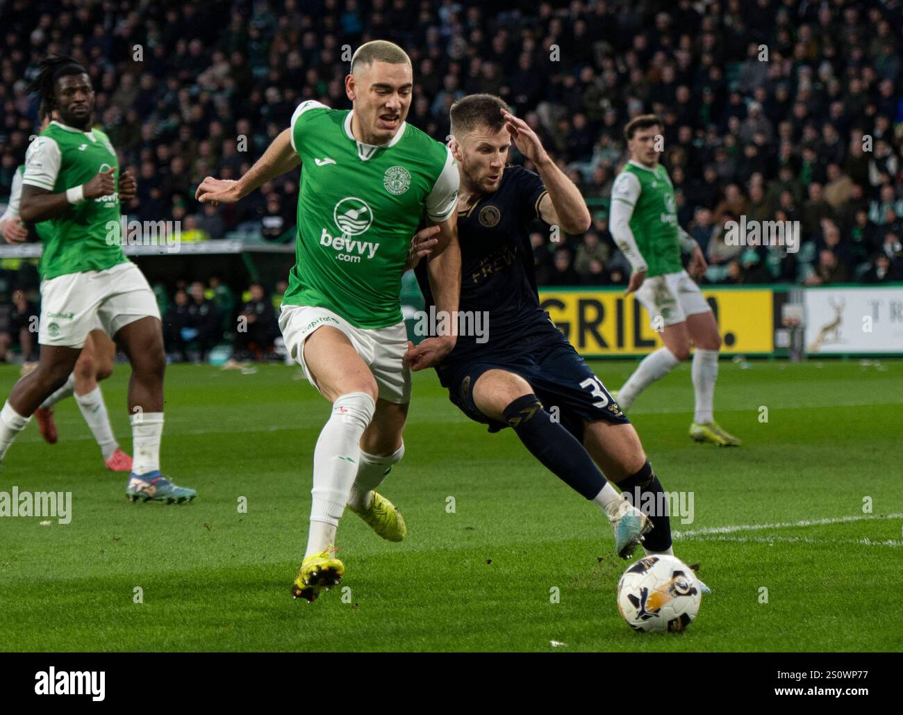 Edinburgh, UK. 29th Dec, 2024. Scottish Premiership - Hibernian FC v ...