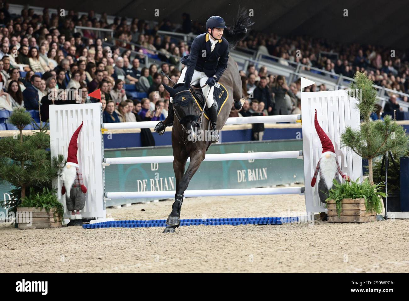 Lorenzo de Luca of Italy with Noblesse vd Mespel Z during the Jumping ...