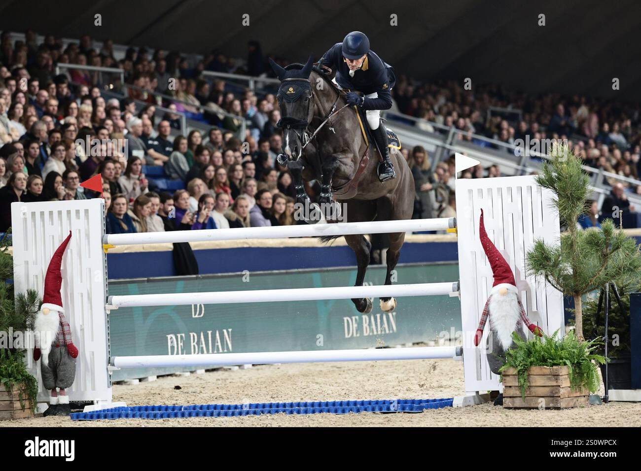 Lorenzo de Luca of Italy with Noblesse vd Mespel Z during the Jumping ...