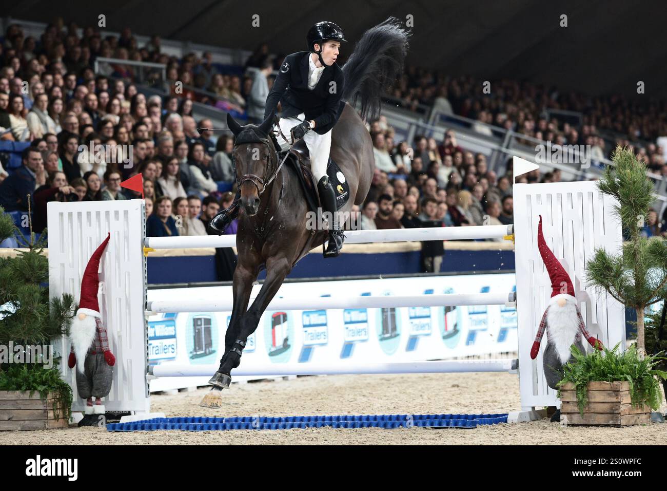 Thibeau Spits of Belgium with Conrad Quality Z during the Jumping ...