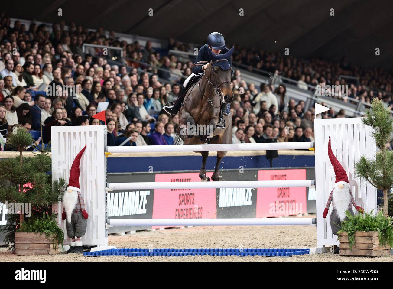 Wilm Vermeir of Belgium with Belle Amie vd Dassenheide Z during the ...