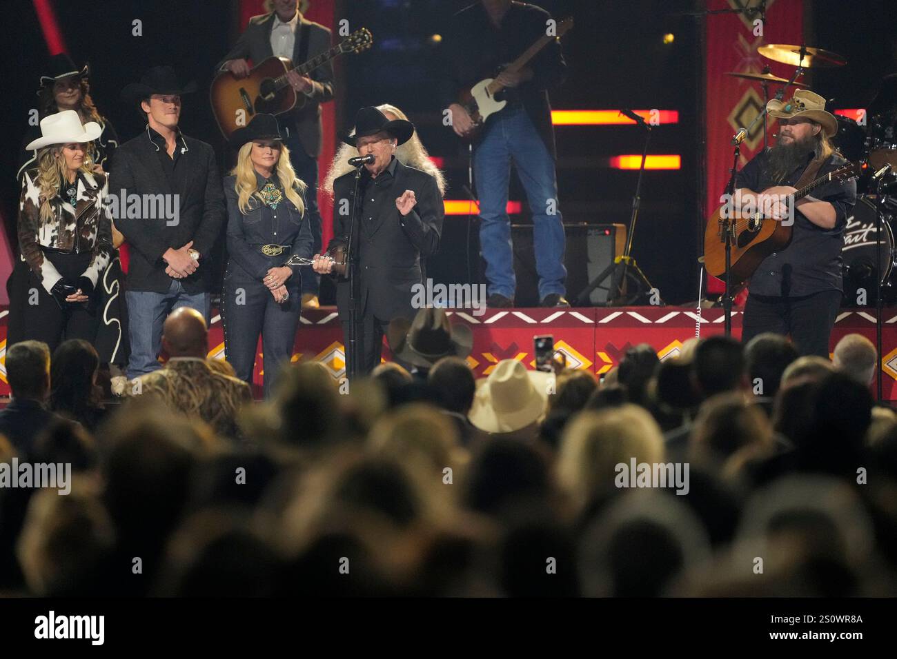 Nashville, Tennessee, USA. 20th Nov, 2024. George Strait, Jamey Johnson ...