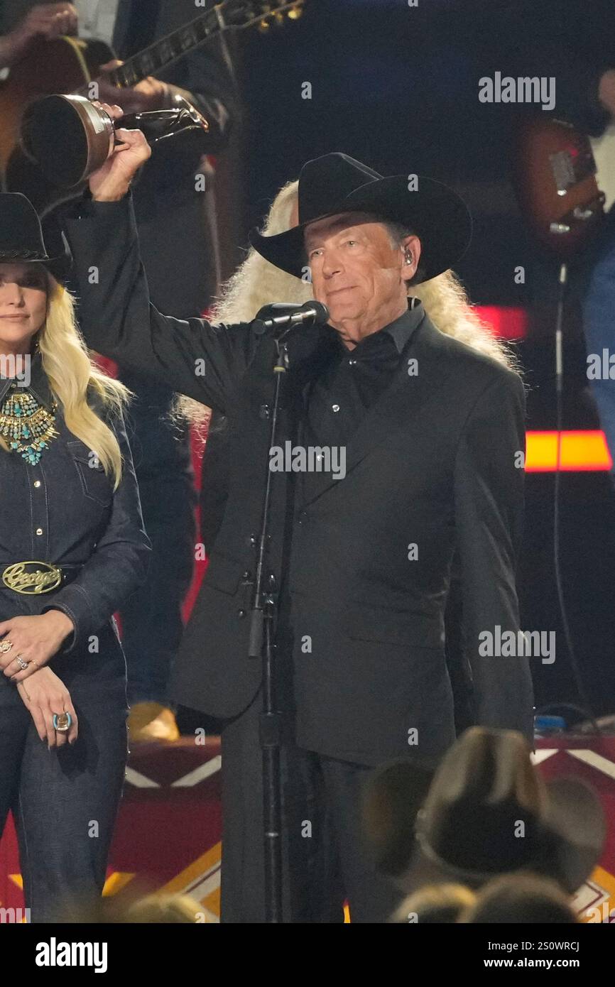 20 November 2024 - Nashville, Tennessee - George Strait, Jamey Johnson ...