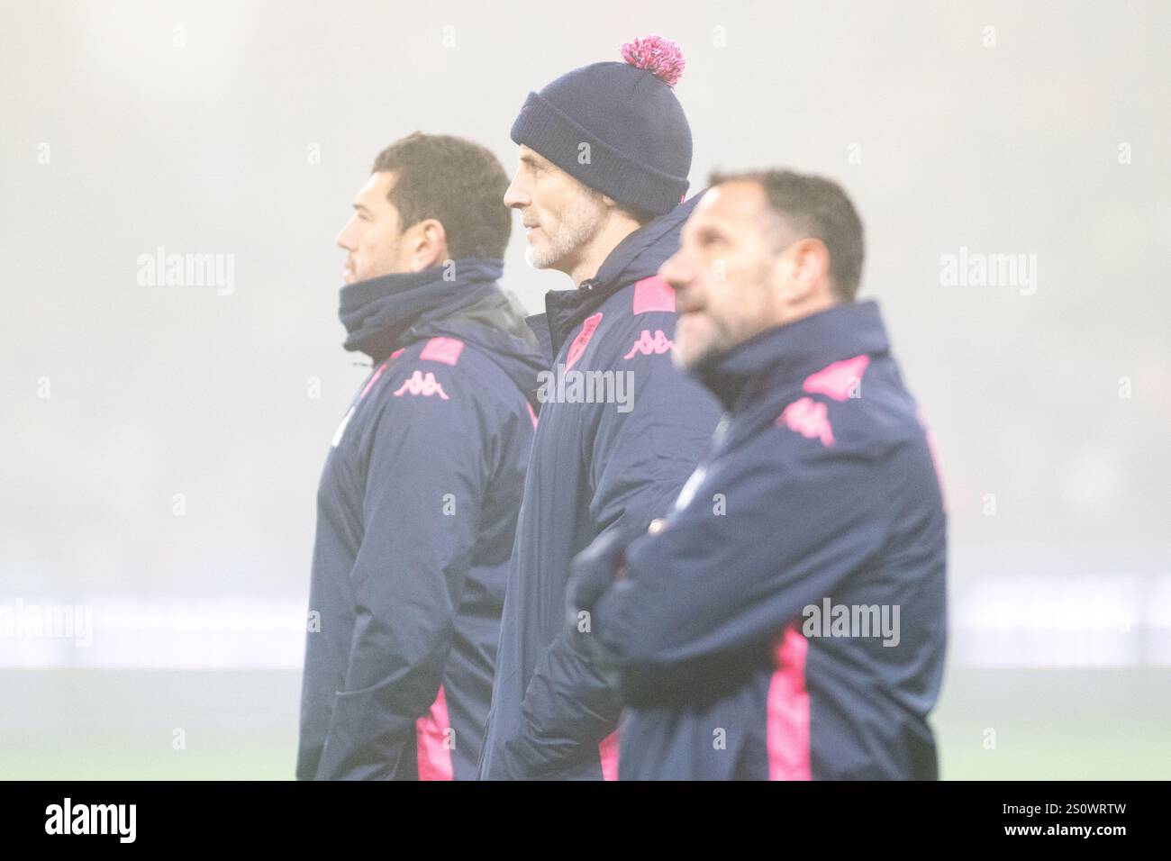 Toulouse, France. 29th Dec, 2024. Coachs of Stade Francais Paris Paul ...