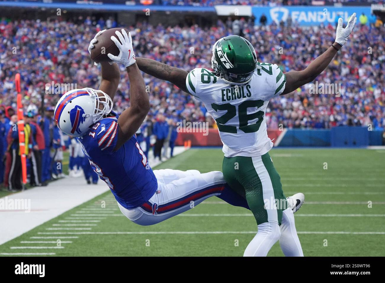 Buffalo Bills wide receiver Amari Cooper (18) catches a pass for a ...