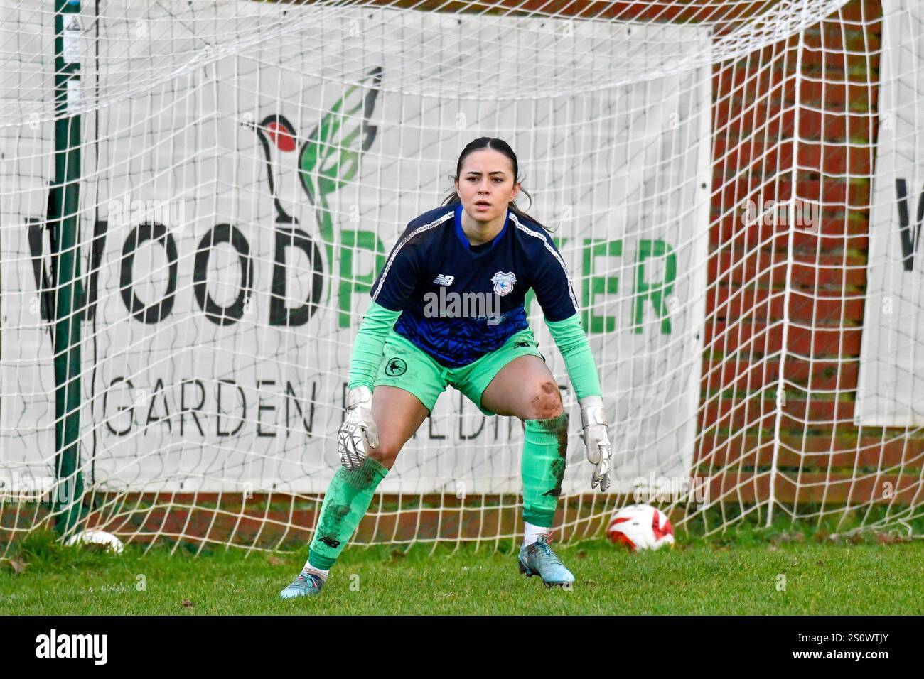 Briton Ferry, Wales. 29 December 2024. Anna Phelps of Cardiff City ...