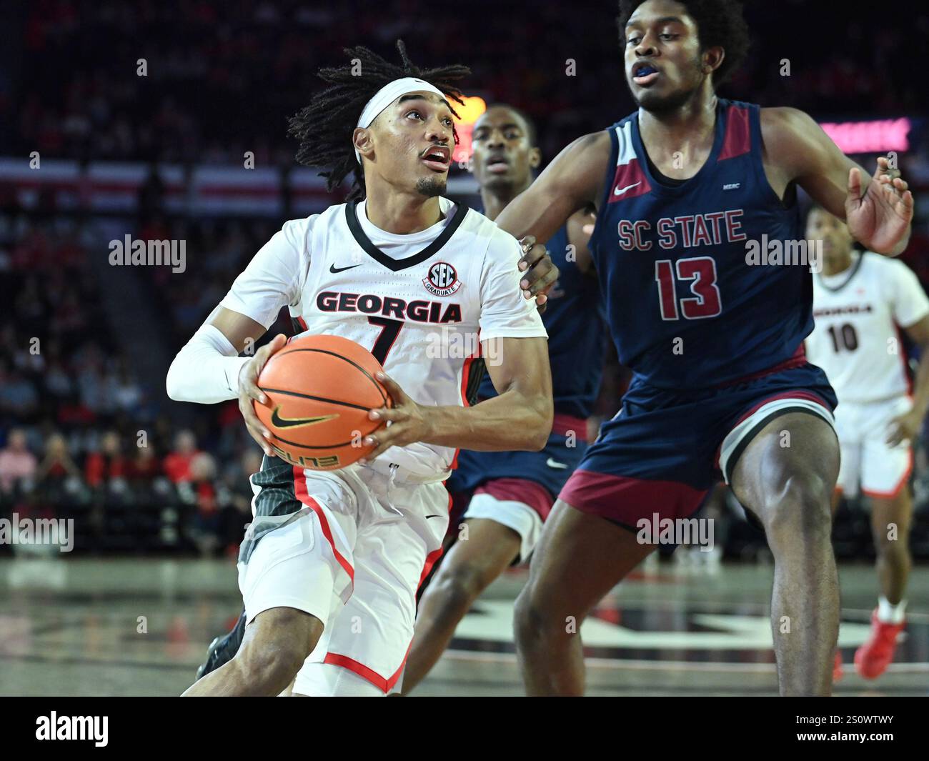 ATHENS, GA - DECEMBER 29: Georgia Bulldogs guard Tyrin Lawrence (7 ...