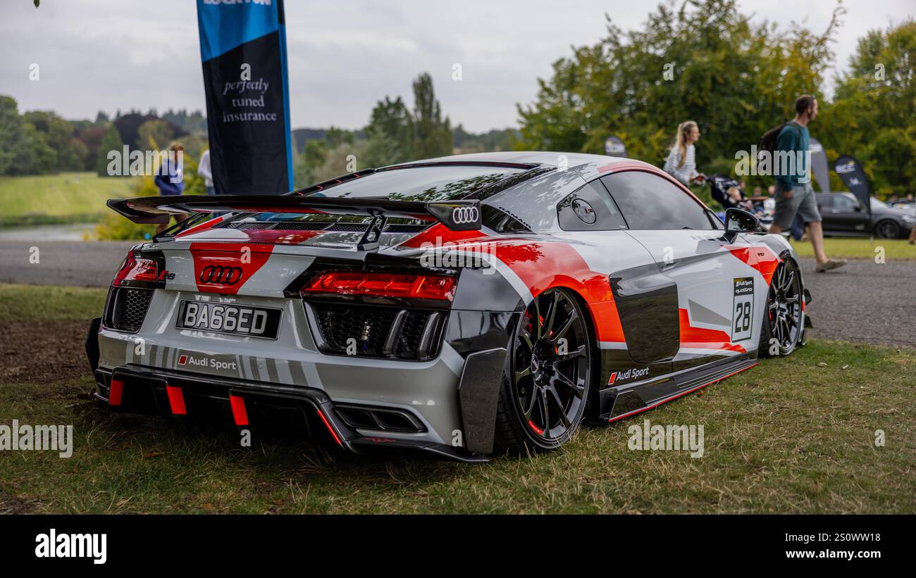 Audi R8, on display at the 2024 Salon Privé Concours d’Elégance motor ...