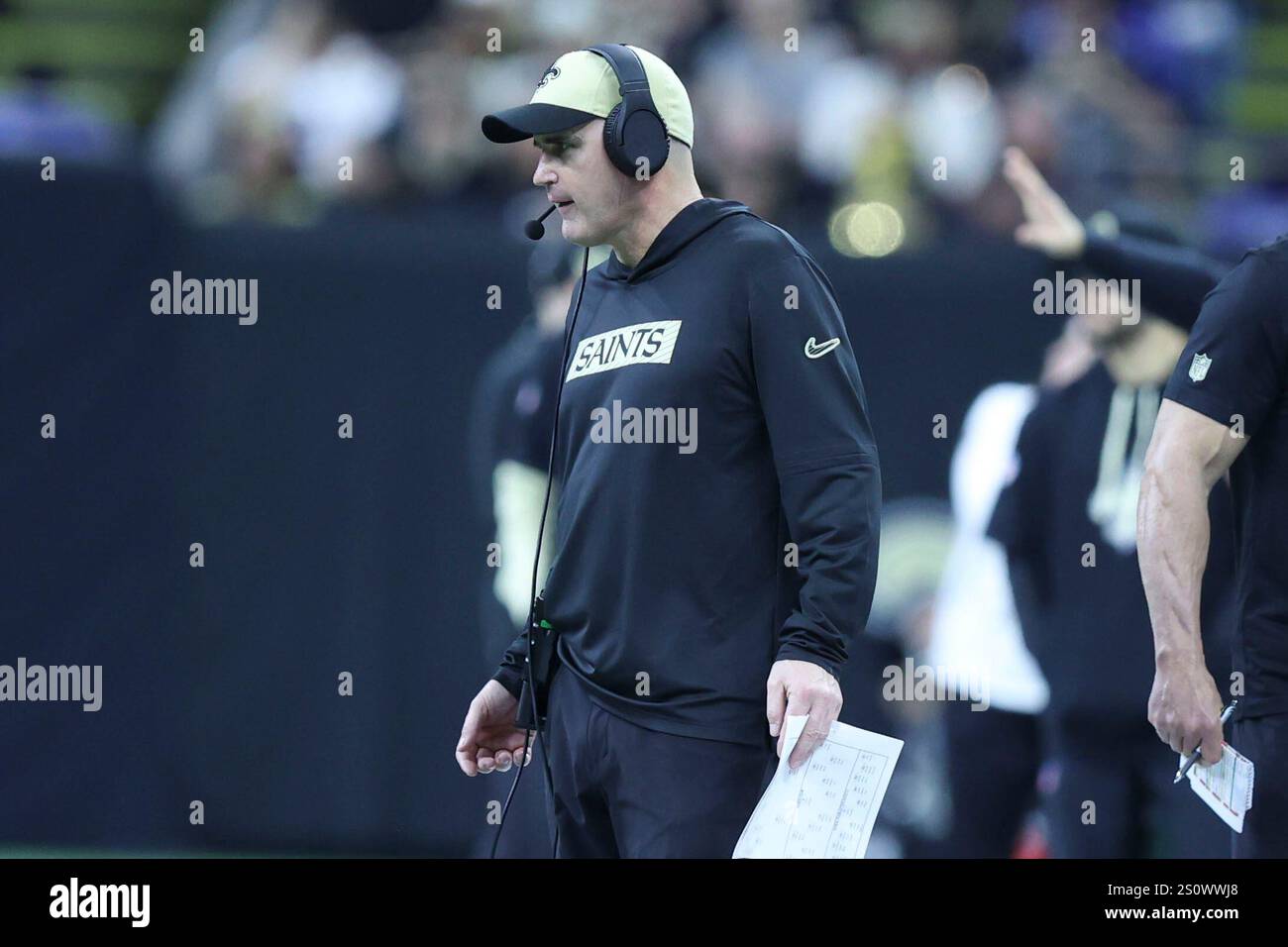 New Orleans, United States. 29th Dec, 2024. New Orleans Saints head ...