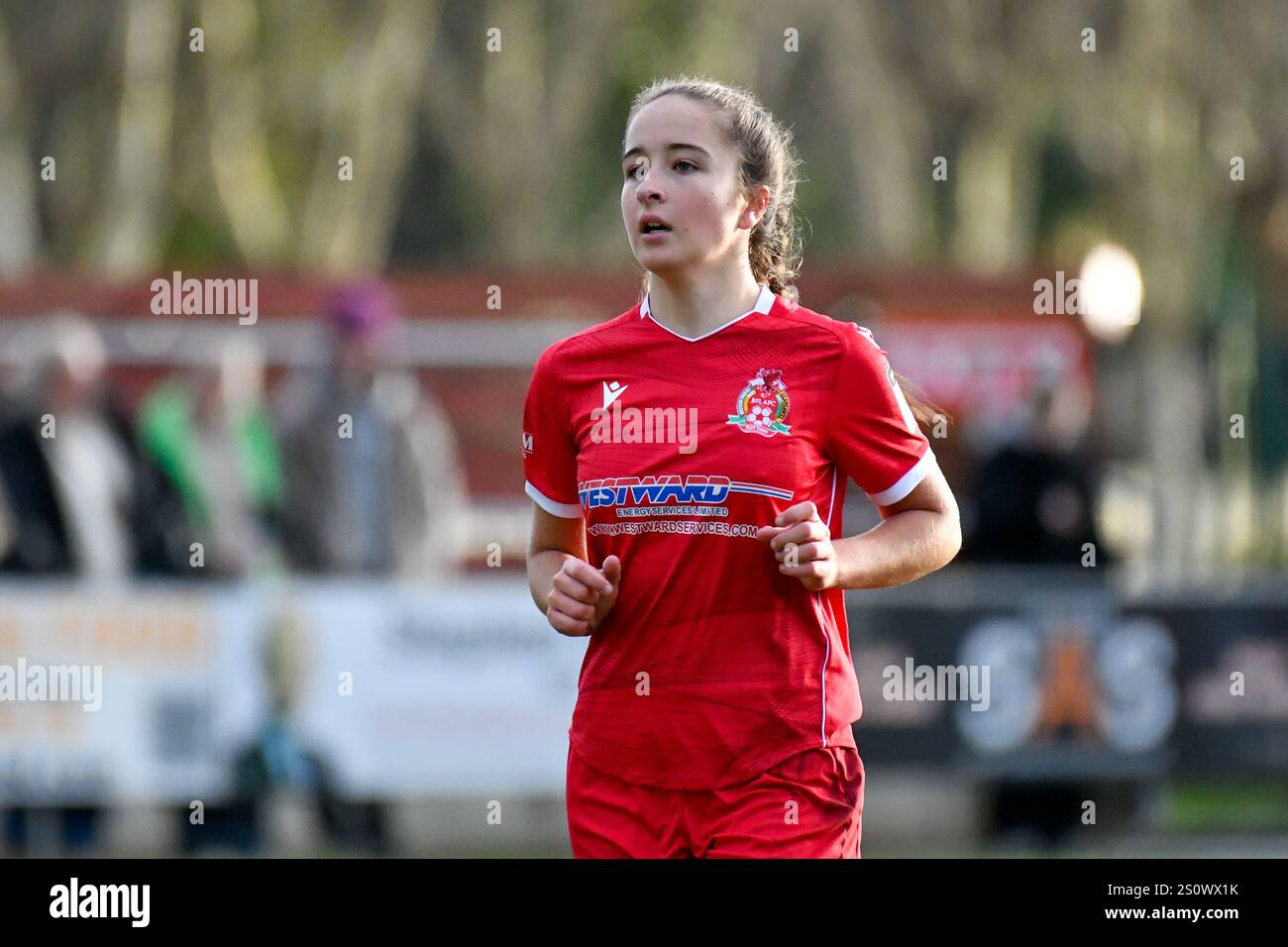 Briton Ferry, Wales. 29 December 2024. Maia Owen of Briton Ferry ...