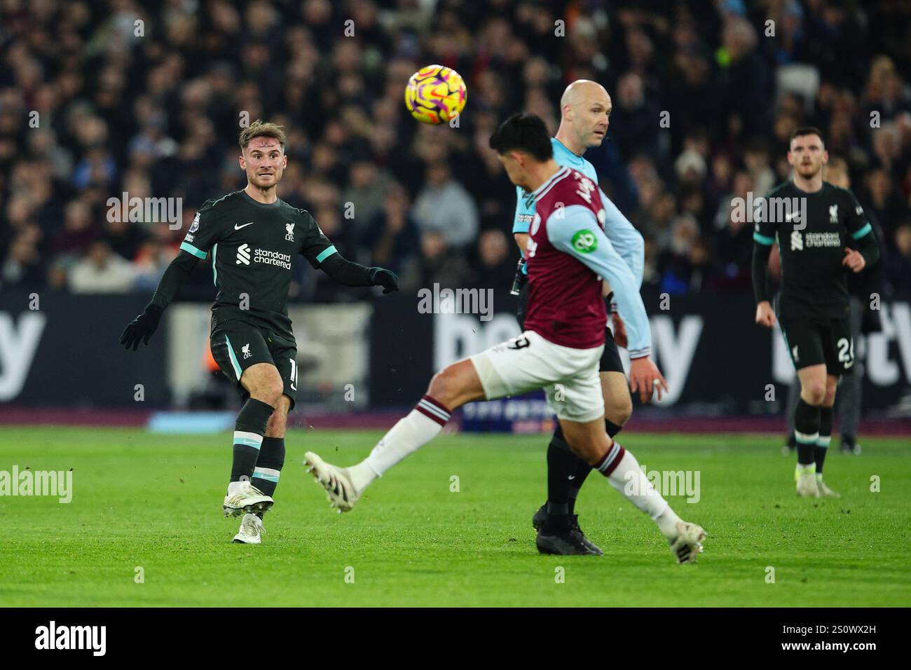 LONDON, UK - 29th Dec 2024: Alexis Mac Allister of Liverpool in action ...