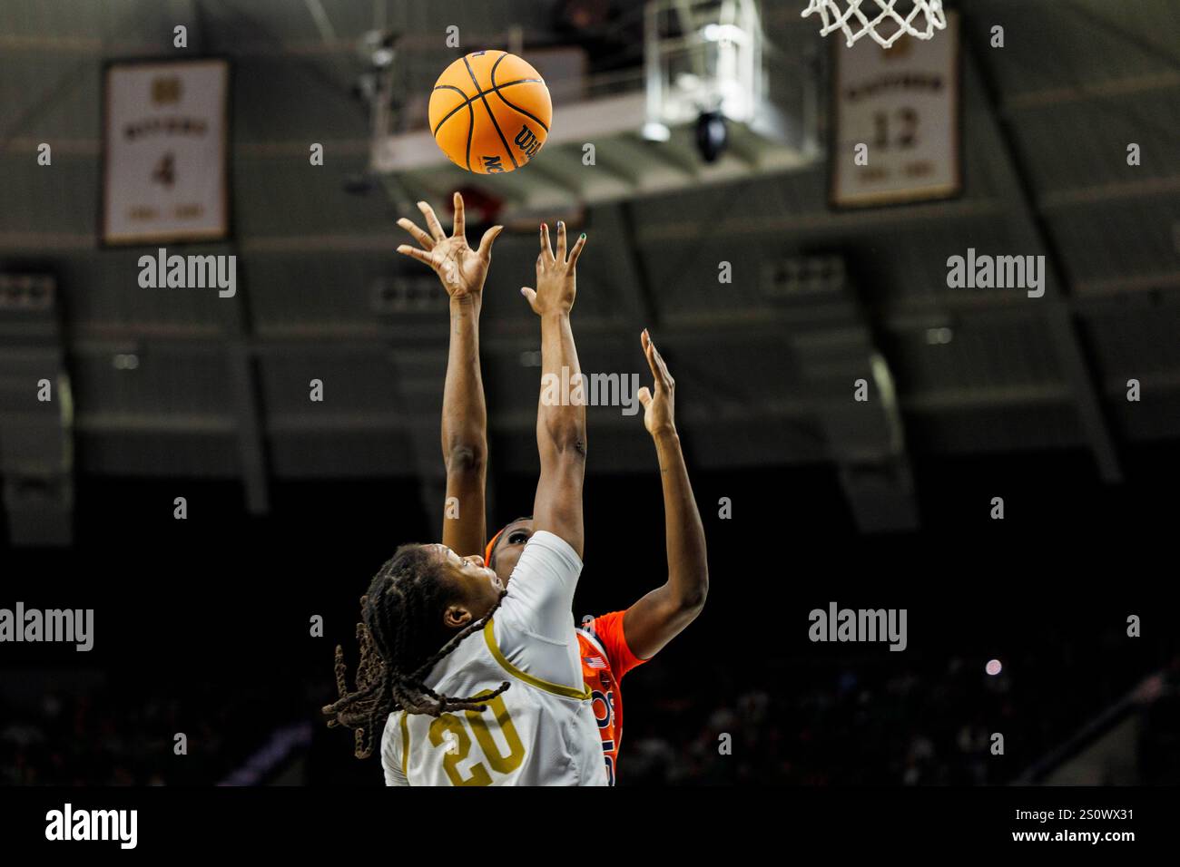 South Bend, Indiana, USA. 29th Dec, 2024. Virginia forward Breona Hurd ...