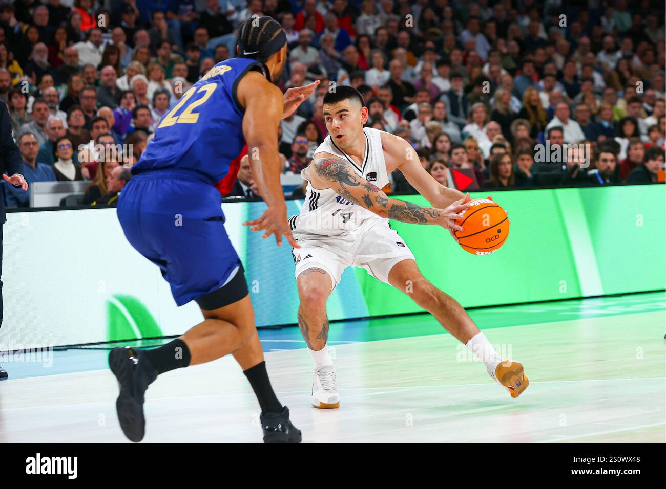 Madrid, Spain. 29th Dec, 2024. 29th December 2024; Wizink Center; Liga Endesa; ACB; Real Madrid ...