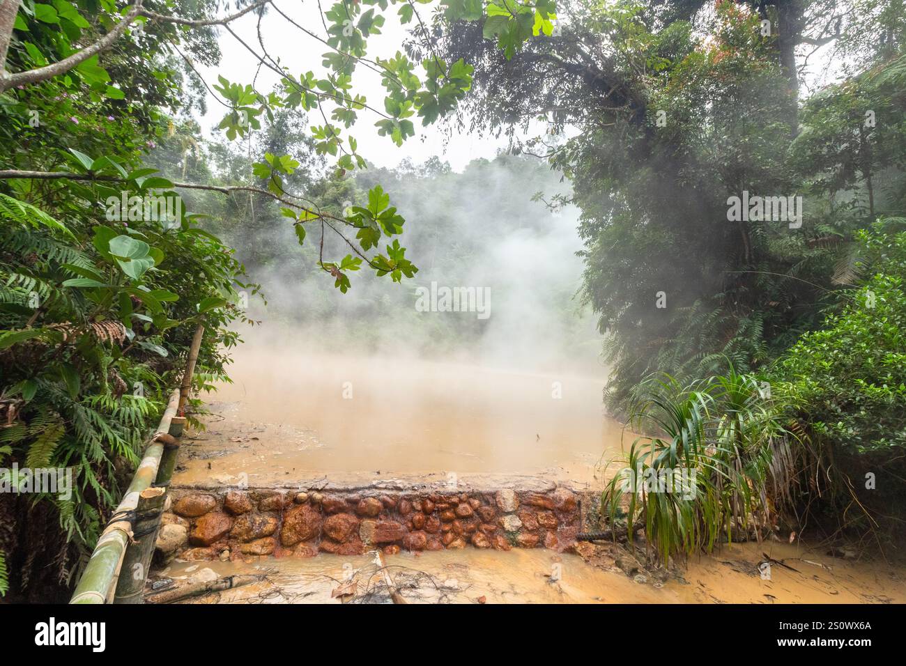 Boiling mud lake in Lake Agco Kidapawan Mindanao Philippines known for ...