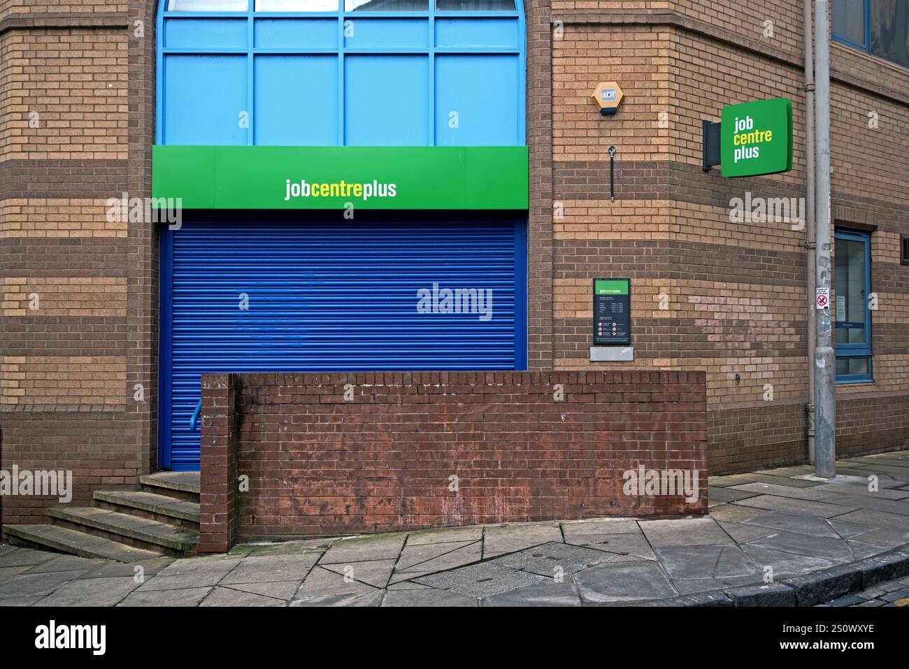 Exterior view of the entrance to the Jobcentre Plus in East ...