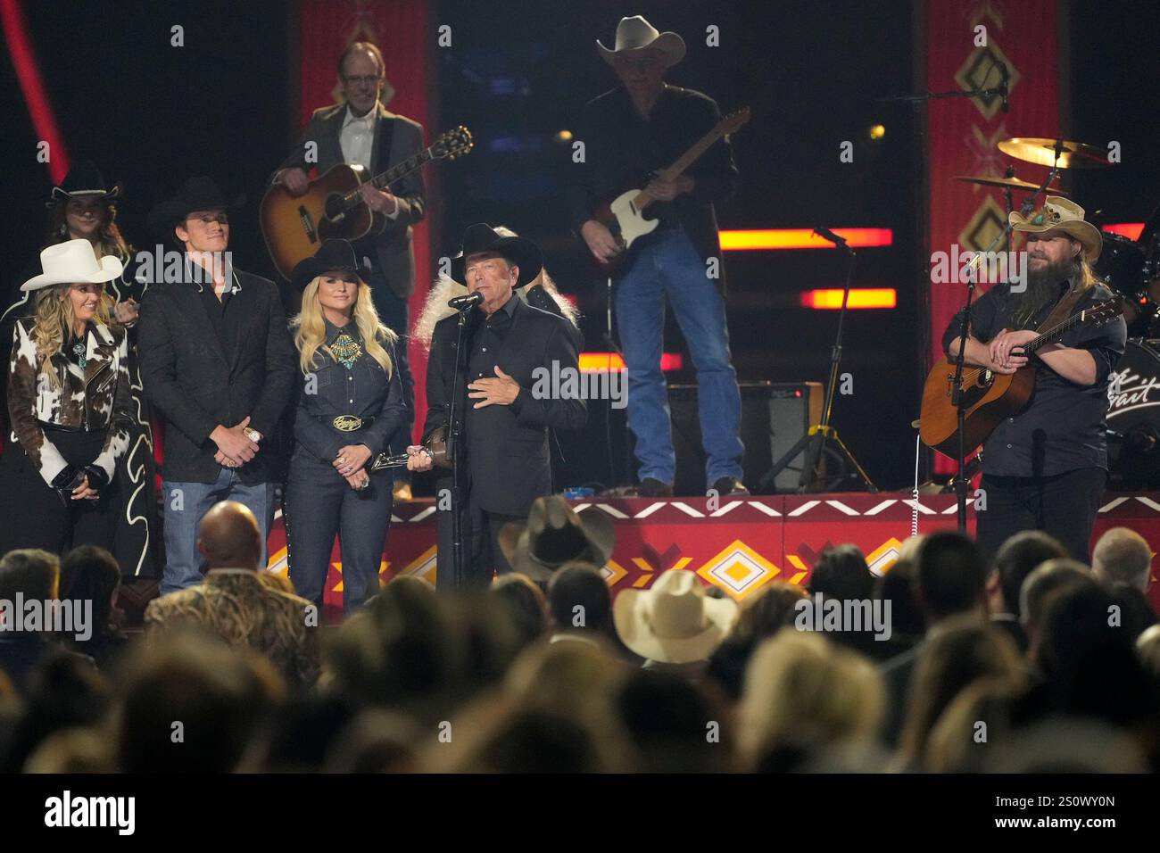 Nashville, Tennessee, USA. 20th Nov, 2024. George Strait, Jamey Johnson ...