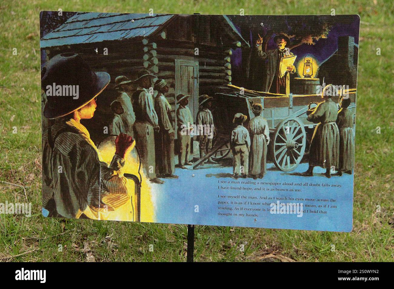 Booker T. Washington National National Monument, VA, USA. Illustrations ...