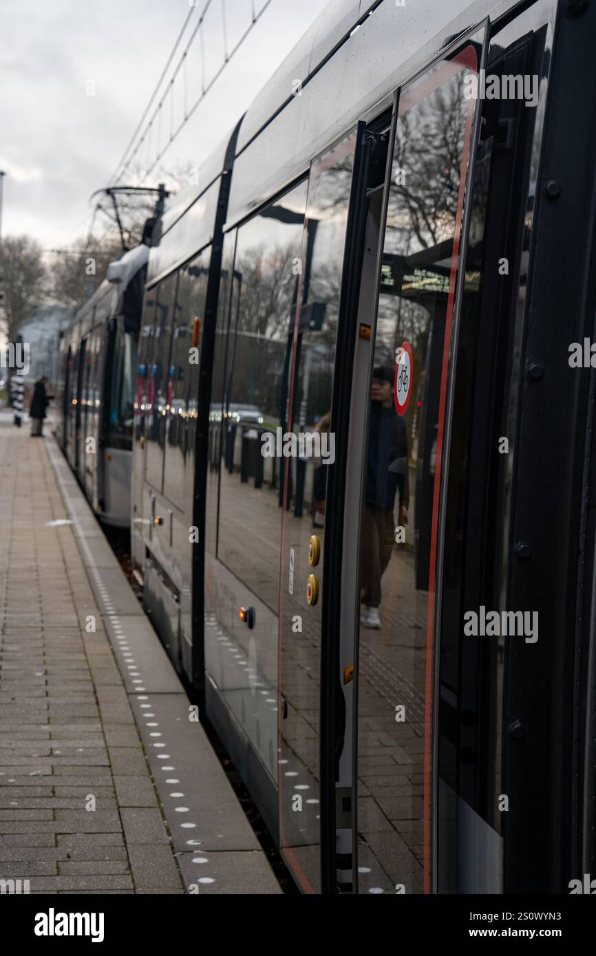 Amsterdam, Netherlands - December 14th 2024: Amsterdam Metro Train And ...