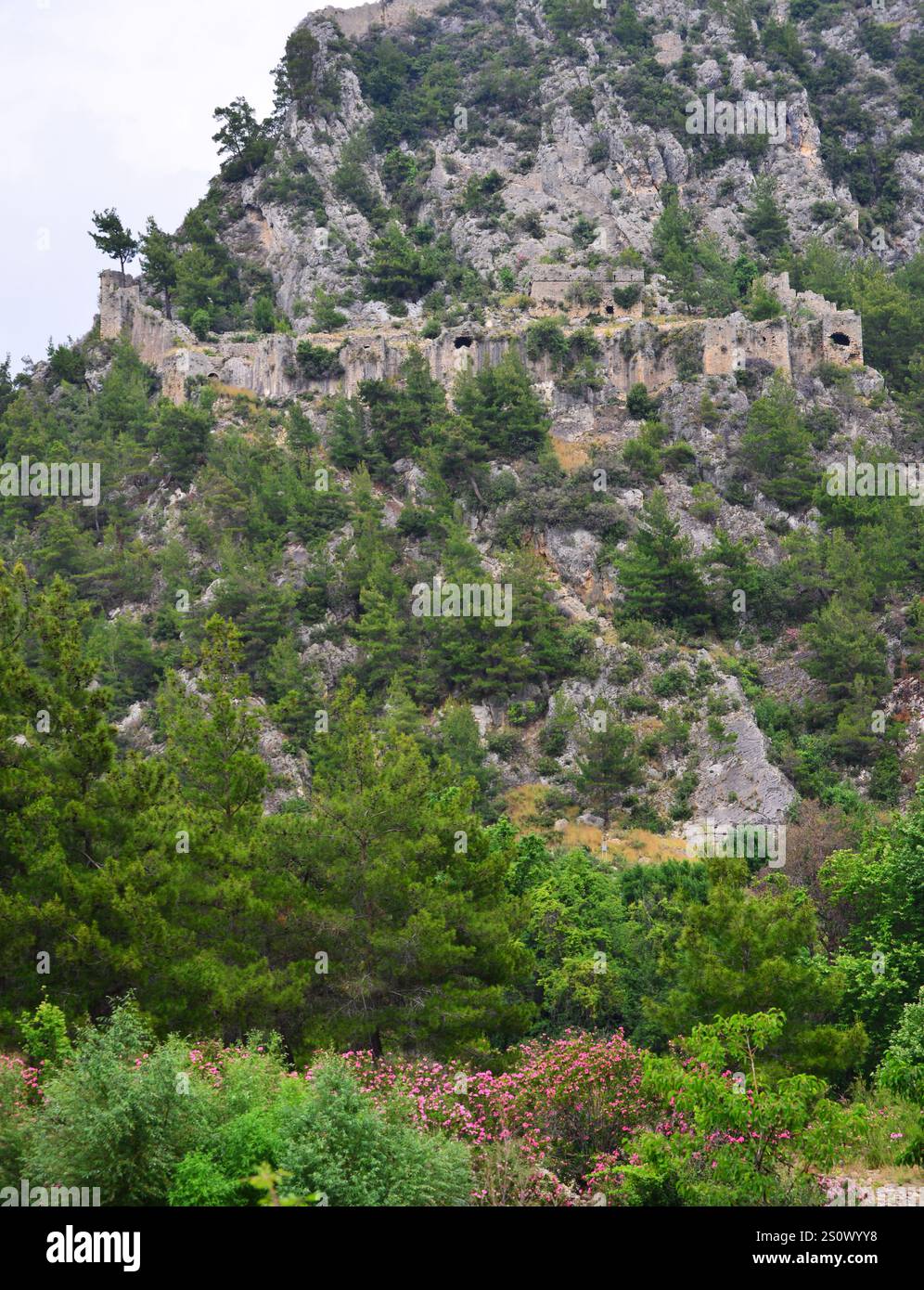 Alara Castle in Antalya, Turkey Stock Photo - Alamy