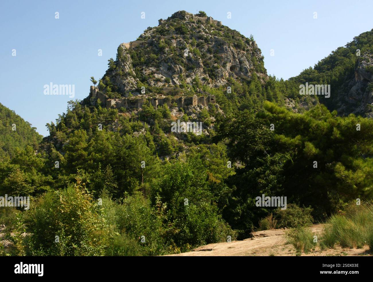 Alara Castle in Antalya, Turkey Stock Photo - Alamy