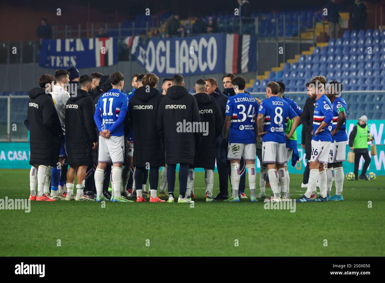 Genoa, Italy. 29th Dec, 2024. Serie B, Day 20, Genova, Stadio Ferraris ...