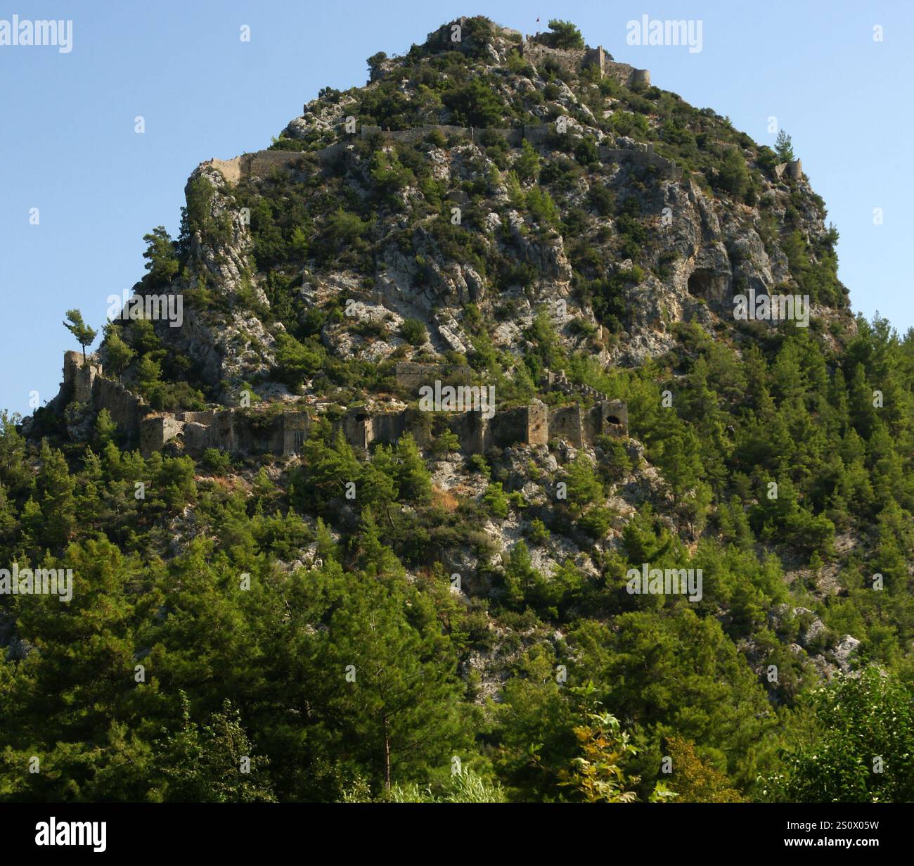 Alara Castle in Antalya, Turkey Stock Photo - Alamy
