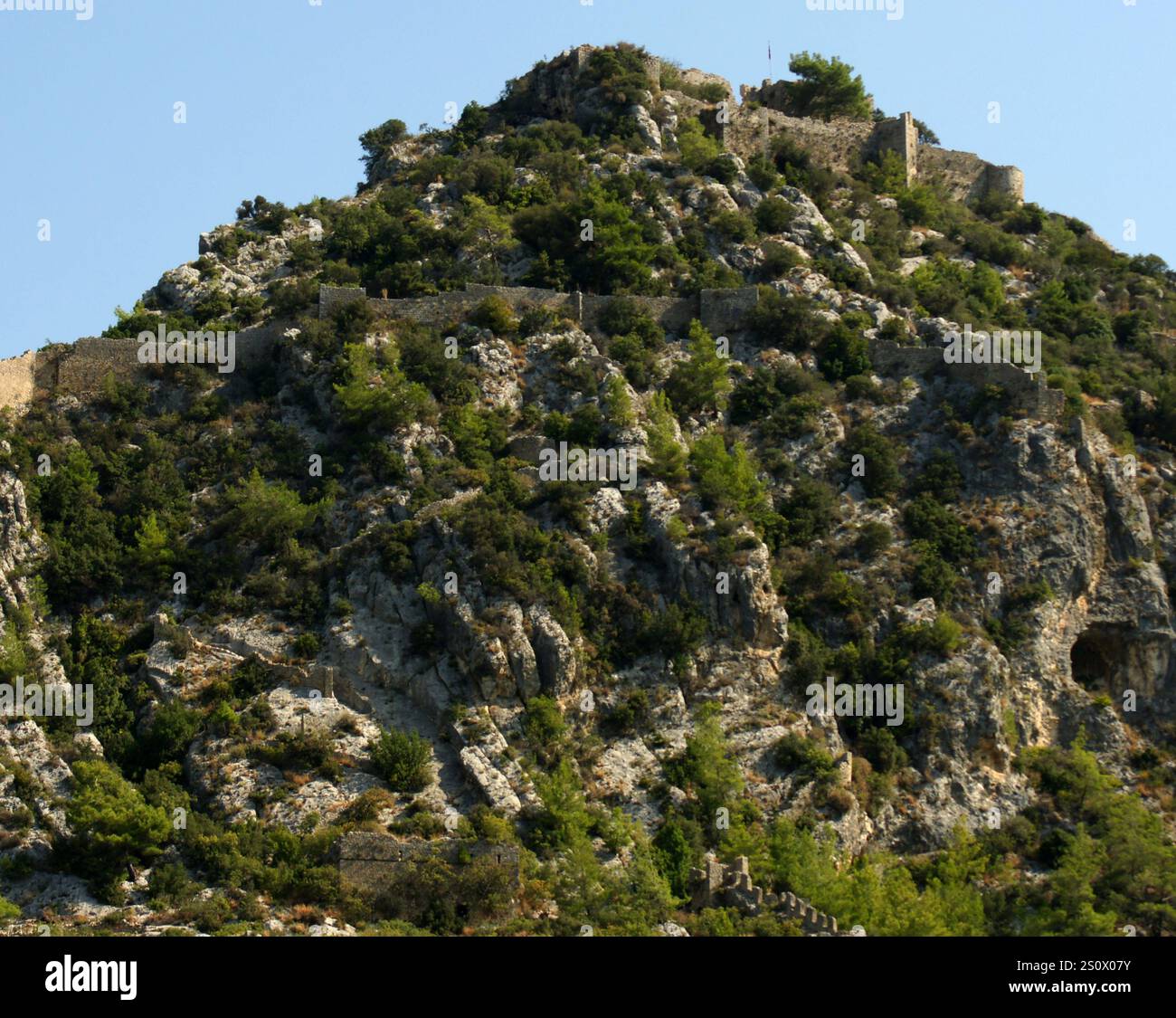 Alara Castle in Antalya, Turkey Stock Photo - Alamy