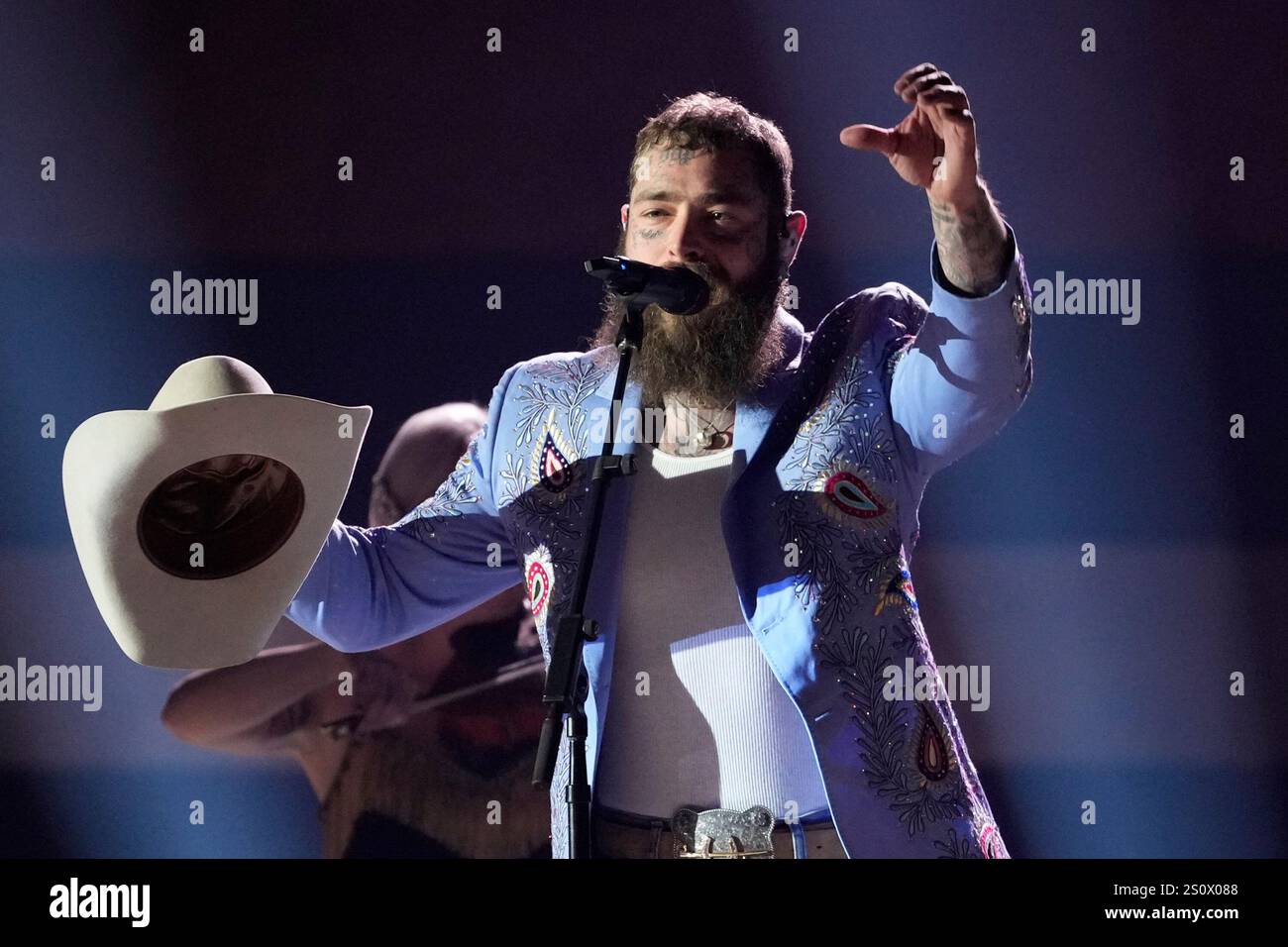 20 November 2024 - Nashville, Tennessee - Post Malone. 58th Annual CMA ...