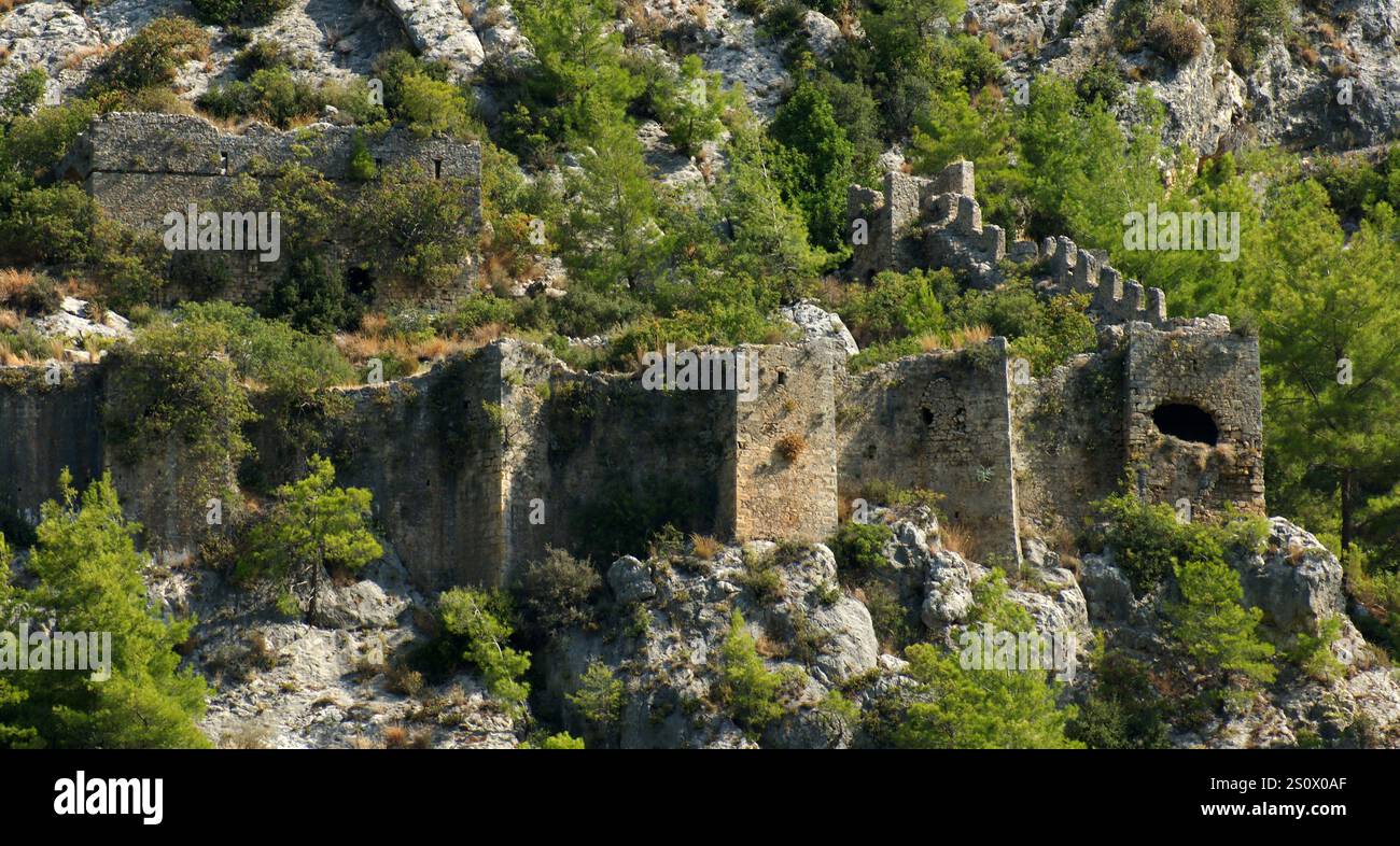 Alara Castle in Antalya, Turkey Stock Photo - Alamy