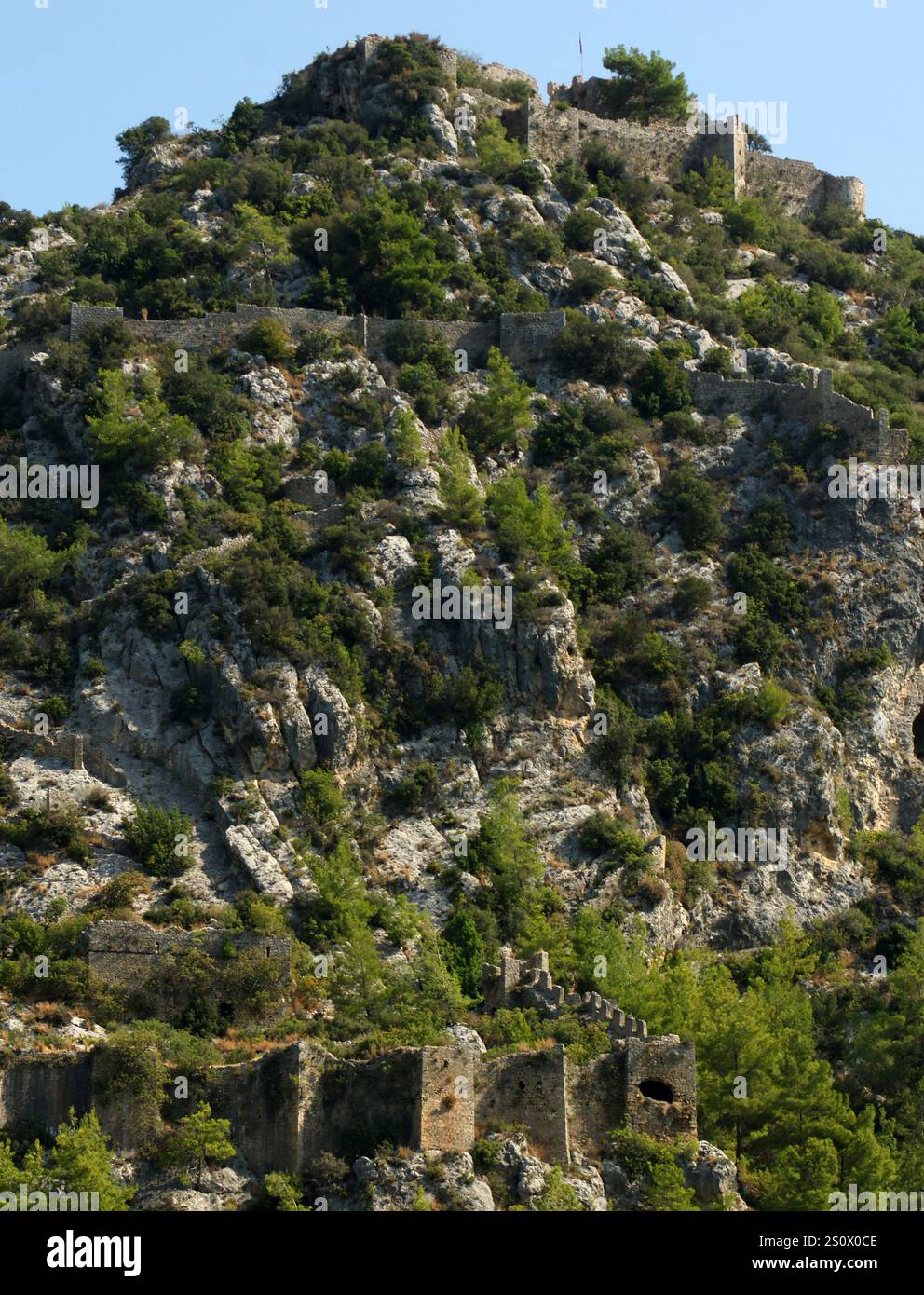 Alara Castle in Antalya, Turkey Stock Photo - Alamy