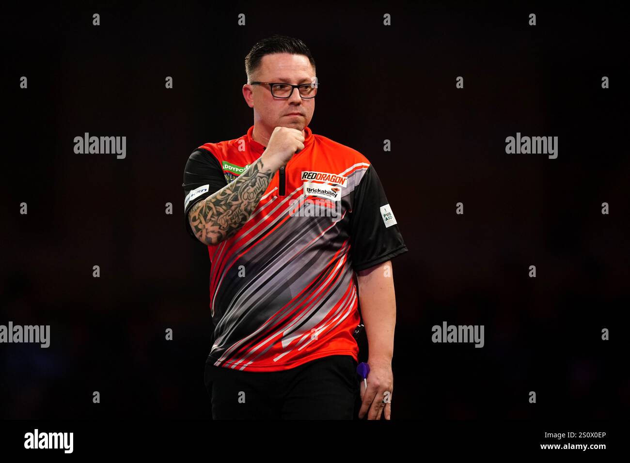 Robert Owen celebrates after winning their third round match against ...