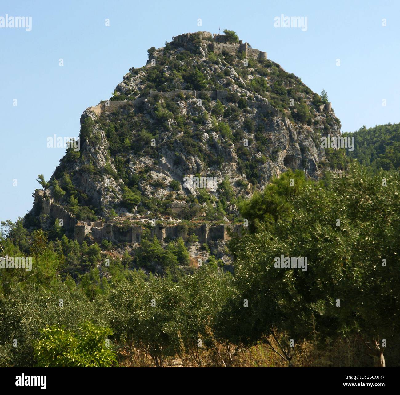 Alara Castle in Antalya, Turkey Stock Photo - Alamy