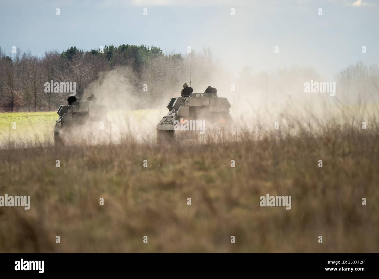 a pair of British army AS90s (AS-90 Braveheart Gun Equipment 155mm L131 ...