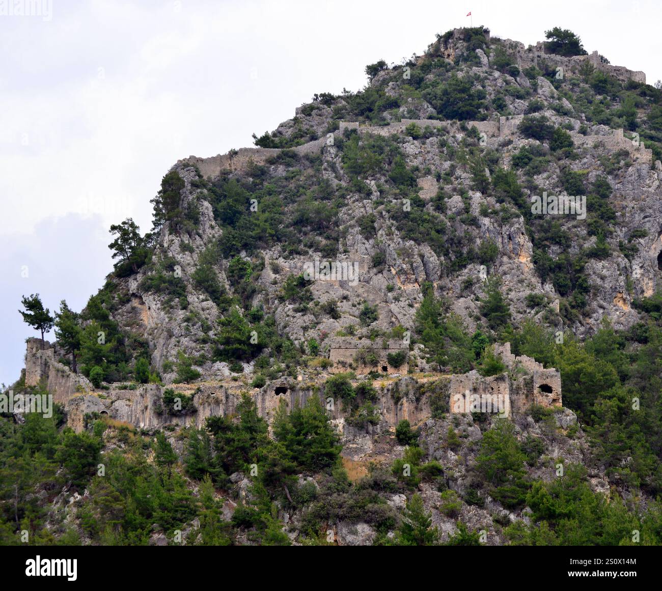 Alara Castle in Antalya, Turkey Stock Photo - Alamy