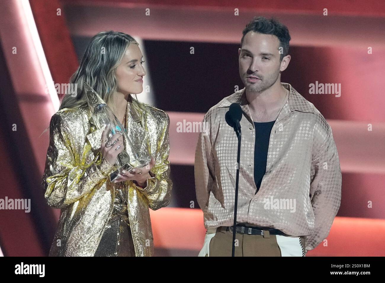 20 November 2024 - Nashville, Tennessee - Lainey Wilson, Patrick Tracy ...