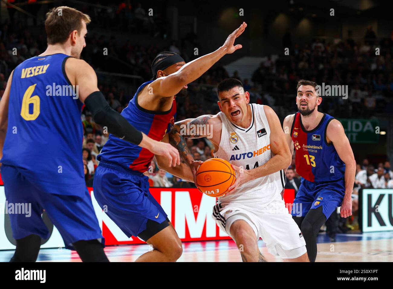 Madrid, Spain. 29th Dec, 2024. 29th December 2024; Wizink Center; Liga Endesa; ACB; Real Madrid ...