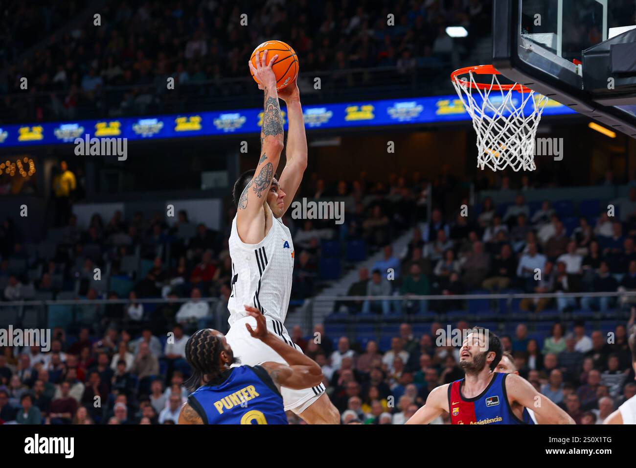 Madrid, Spain. 29th Dec, 2024. 29th December 2024; Wizink Center; Liga Endesa; ACB; Real Madrid ...