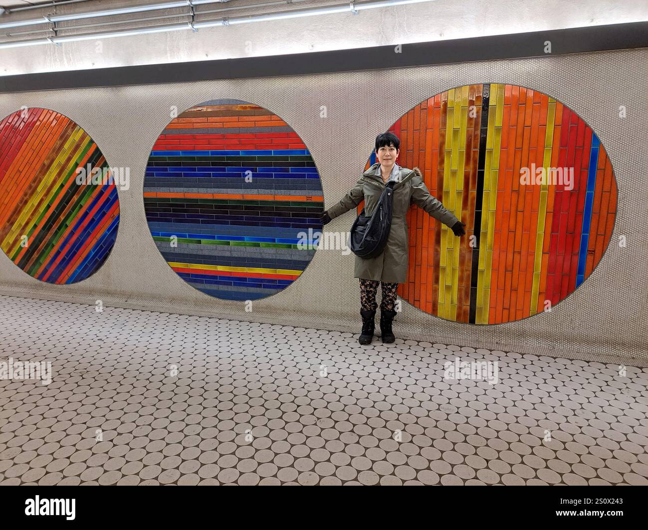 Circles 1966 at Peel Metro Station in Montreal, Quebec, Canada Stock ...