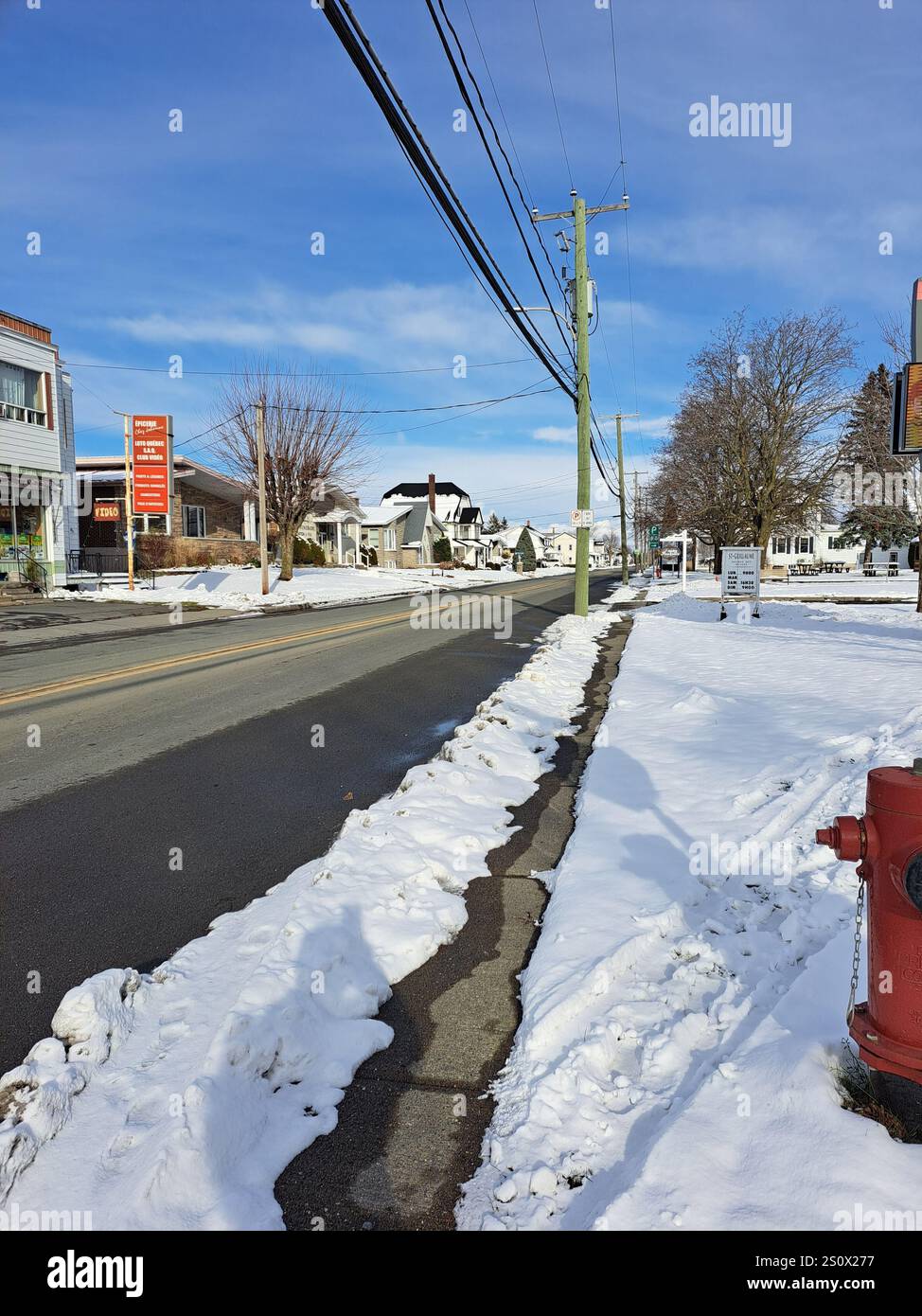 Rue principale québec hi-res stock photography and images - Alamy