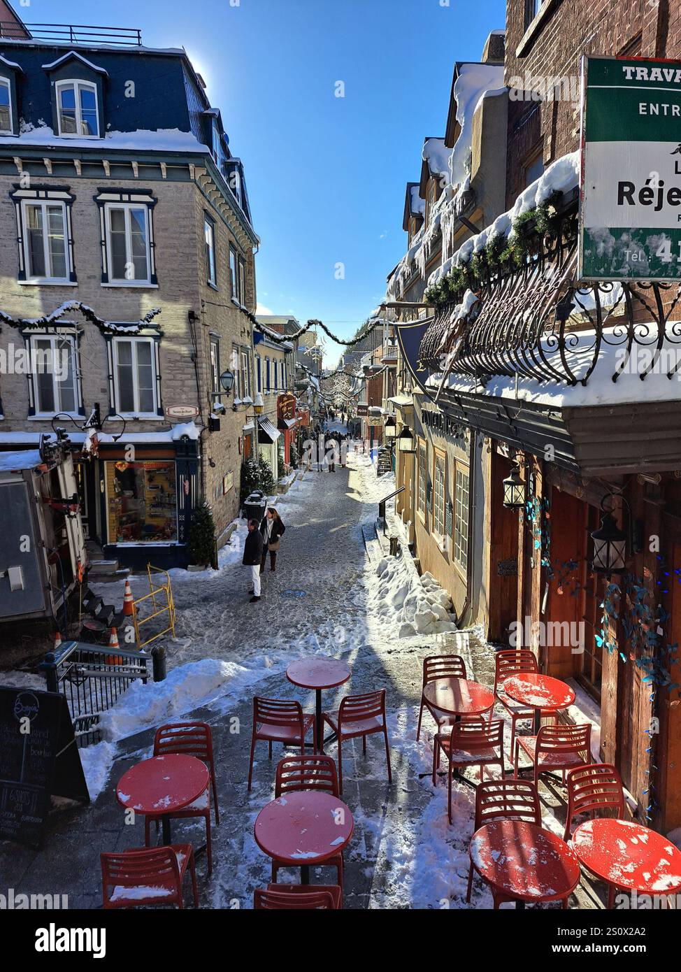 Le Petit Champlain in Quebec City, Quebec, Canada Stock Photo - Alamy