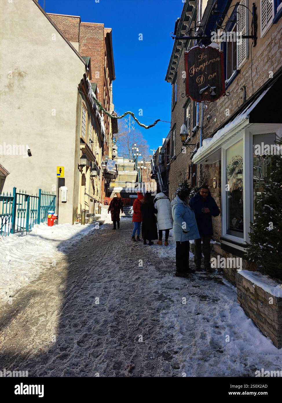 Breakneck stairs quebec hi-res stock photography and images - Alamy