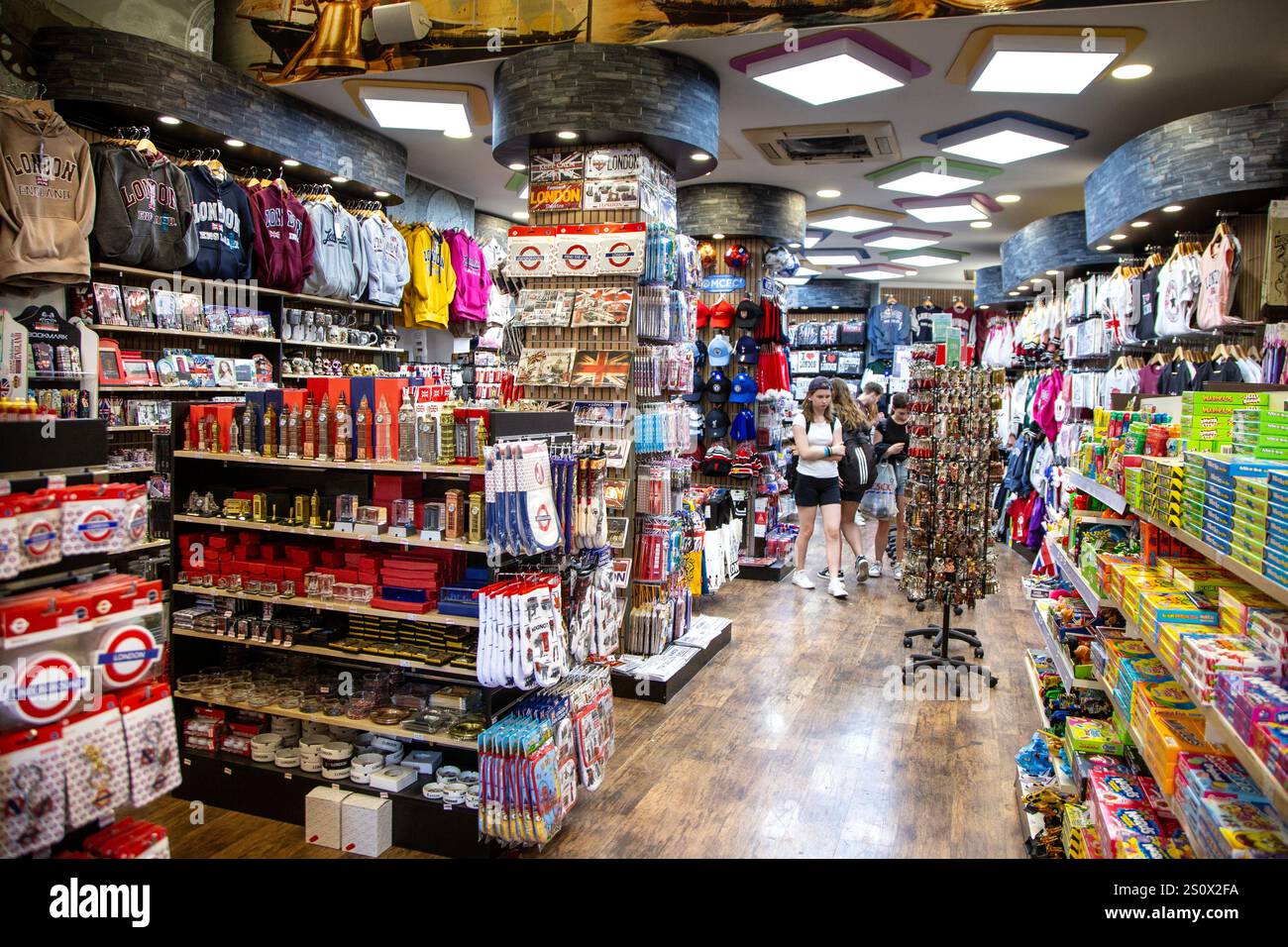Interior of a souvenir shop in Greenwich, London Stock Photo - Alamy