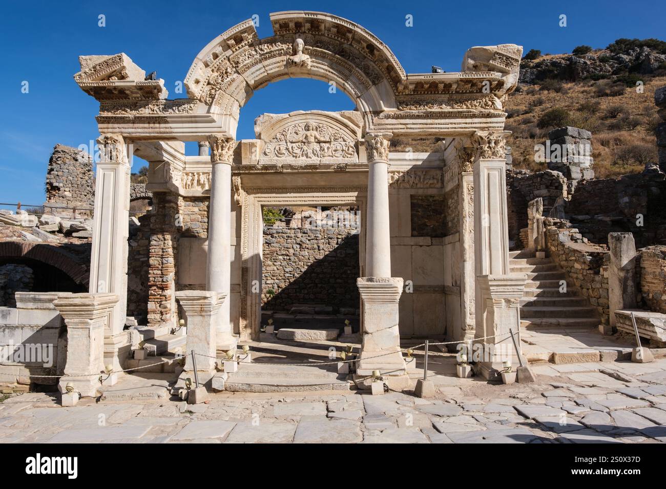 Ephesus, Turkey, Turkiye. Triumphal Arch, Gateway Entrance to Temple of ...