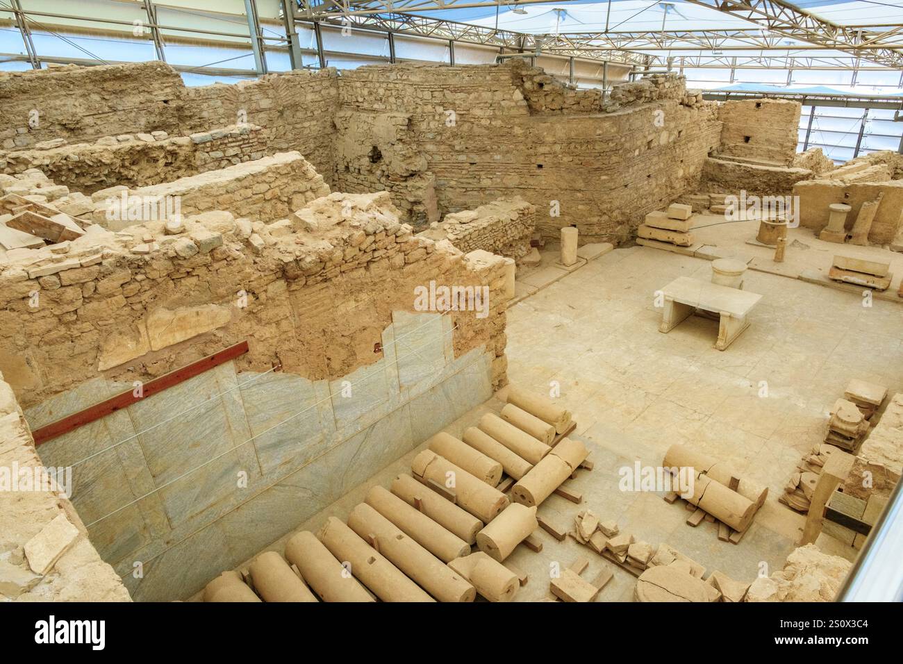 Ephesus, Turkey, Turkiye. Roman Terrace House, Reconstruction in ...