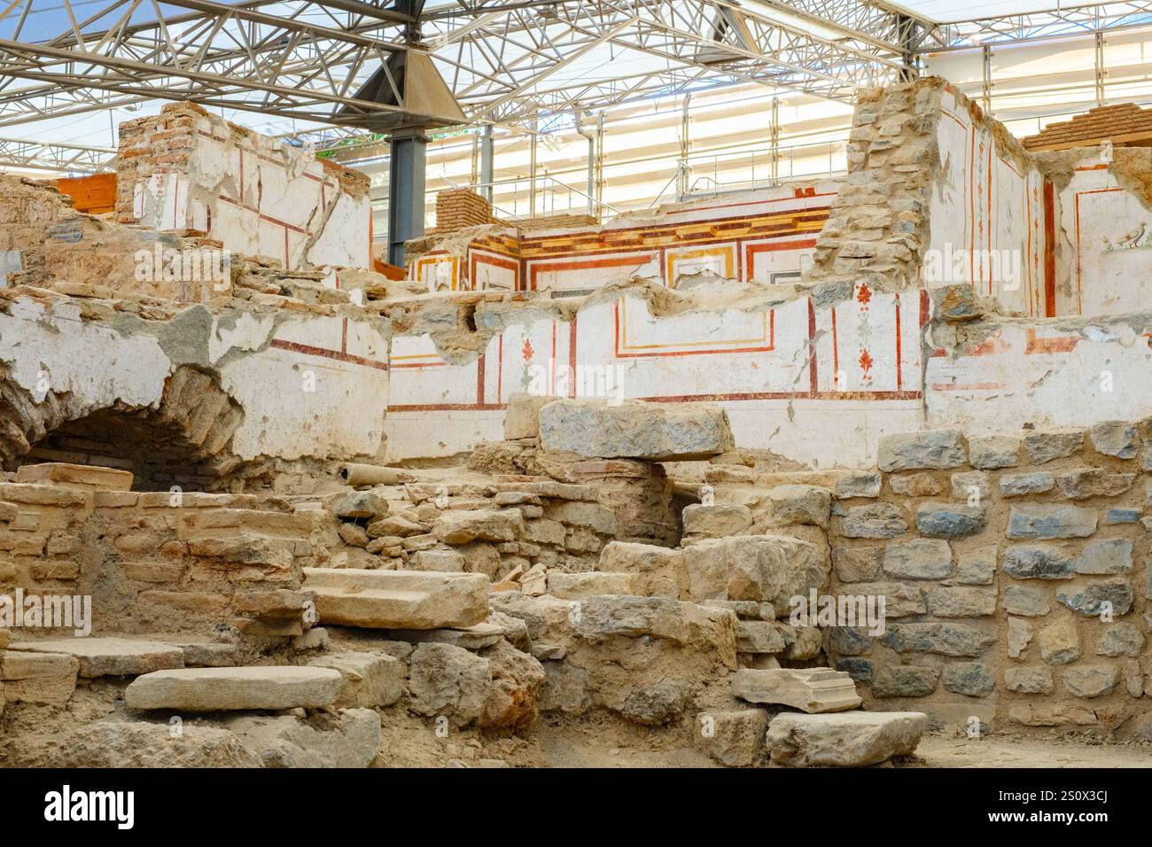 Ephesus, Turkey, Turkiye. Roman Terrace House Showing Excavation ...