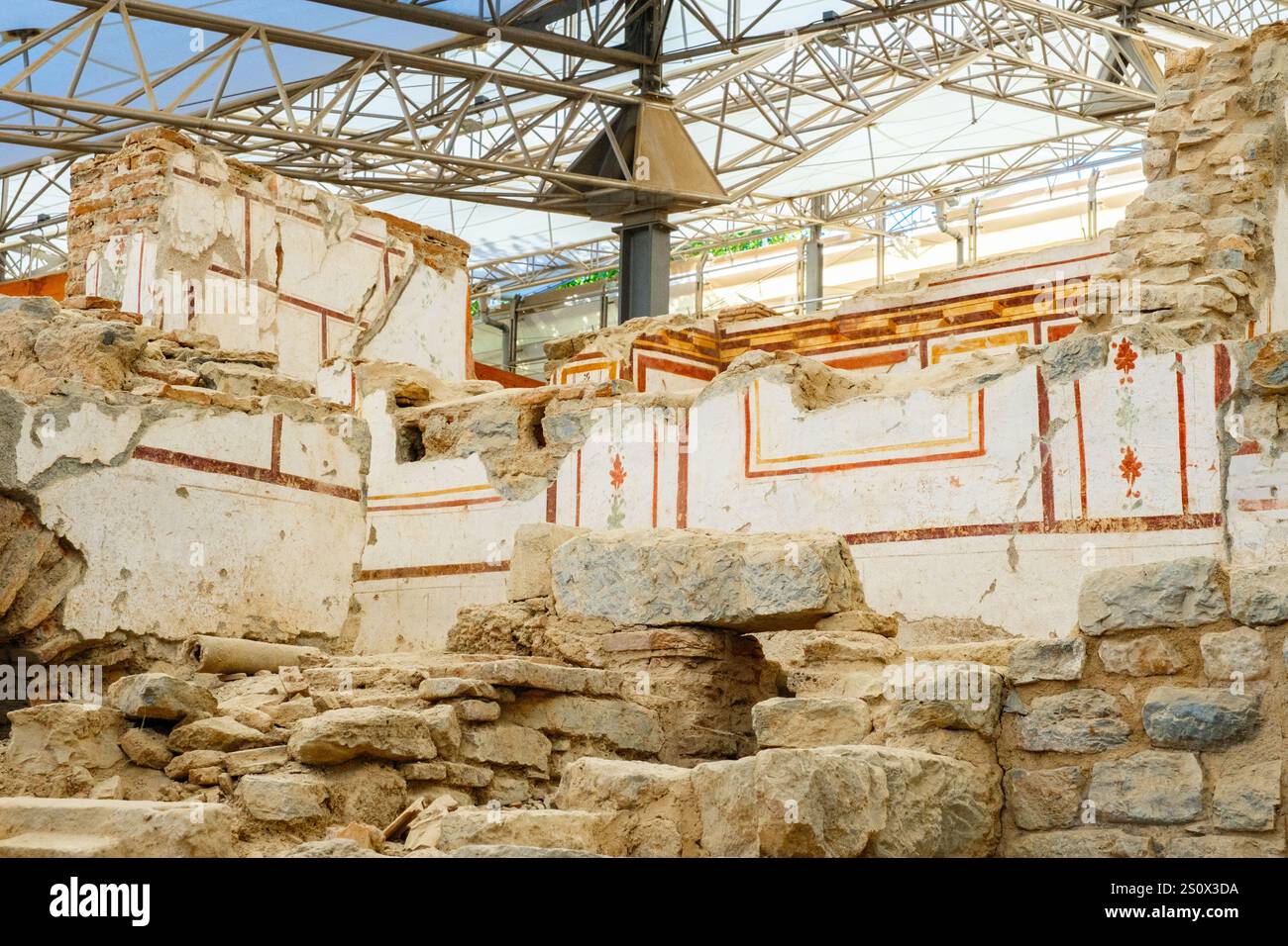 Ephesus, Turkey, Turkiye. Roman Terrace House Showing Excavation ...