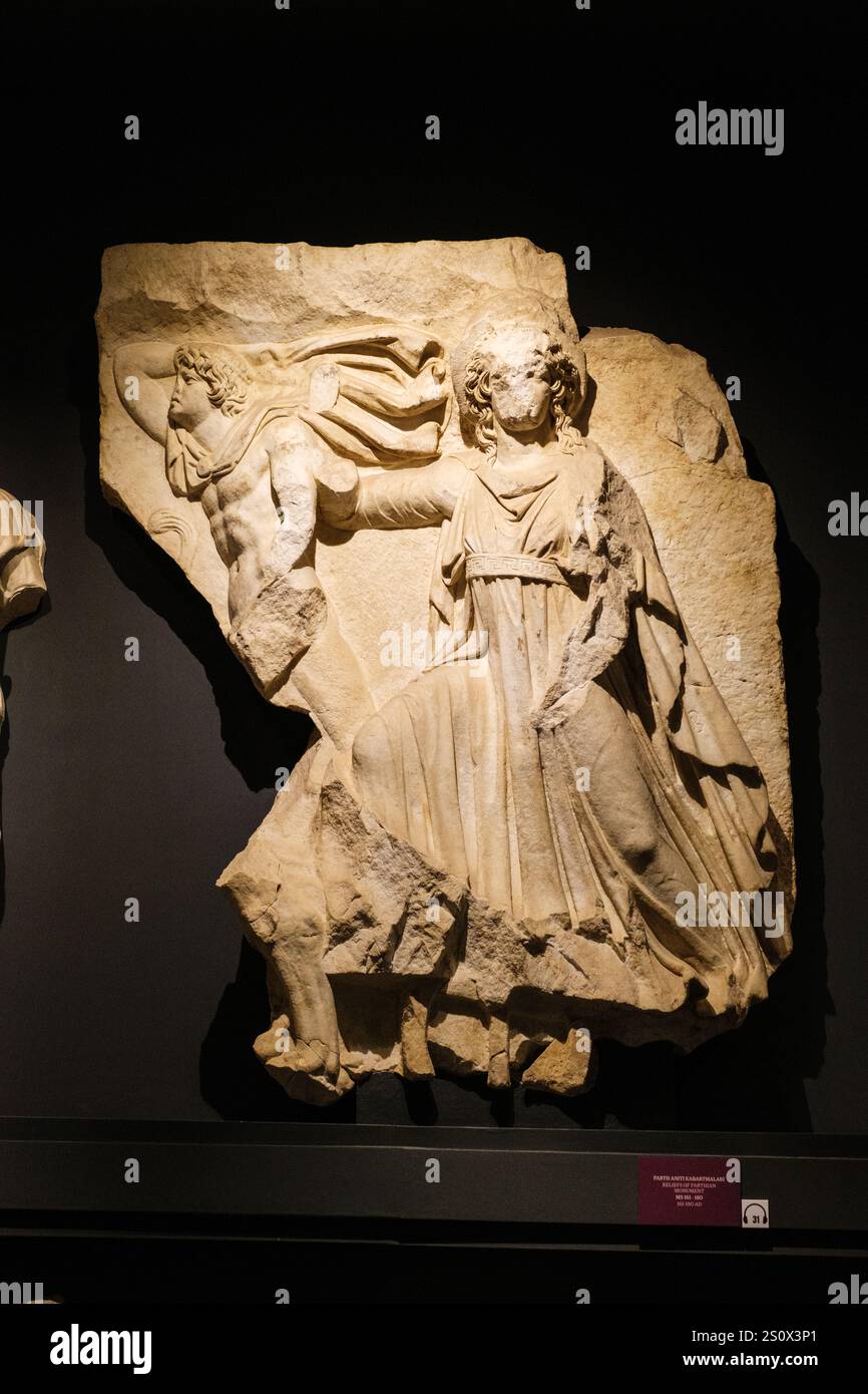 Selcuk, Turkey, Turkiye. Reliefs from the Parthian Monument, Ephesus ...
