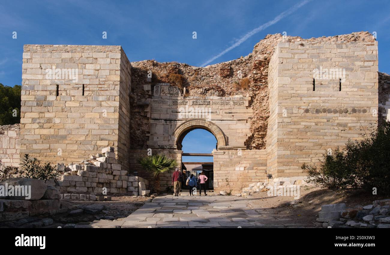 Selcuk, Turkey, Turkiye. Gate of Persecution, Entrance to the Basilica ...